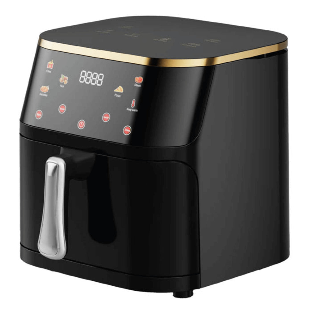 Φριτέζα Αέρος Air Fryer Digital 1800W Μαύρη με Αποσπώμενο Κάδο 10lt κα ...